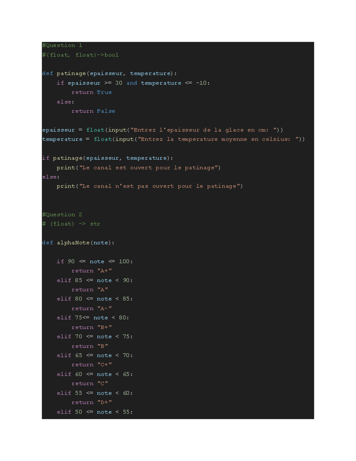 Devoir 2 - ITI 1520 - #Question 1 #(float, float)->bool def patinage ...