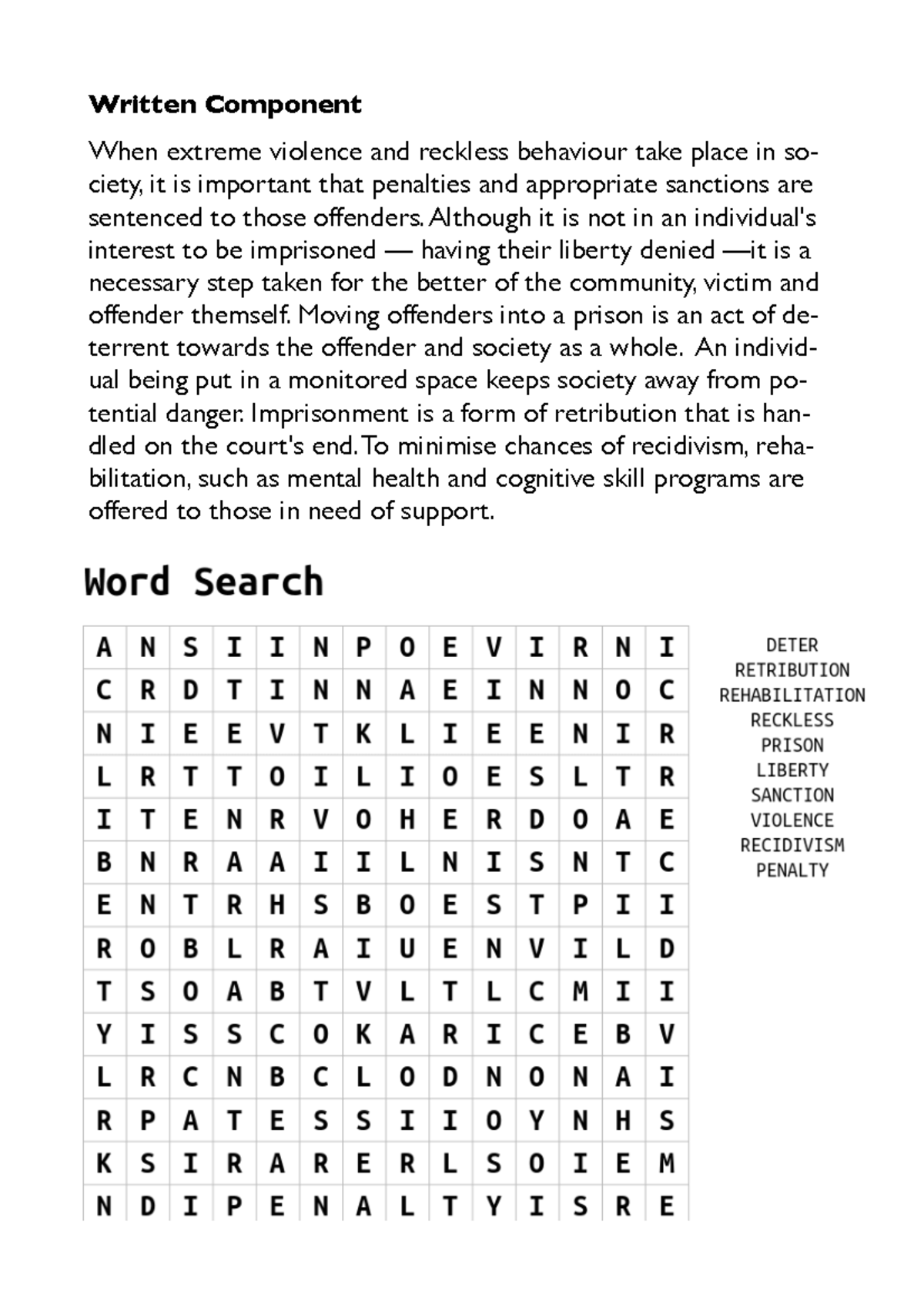 Legal Written Component - Studocu