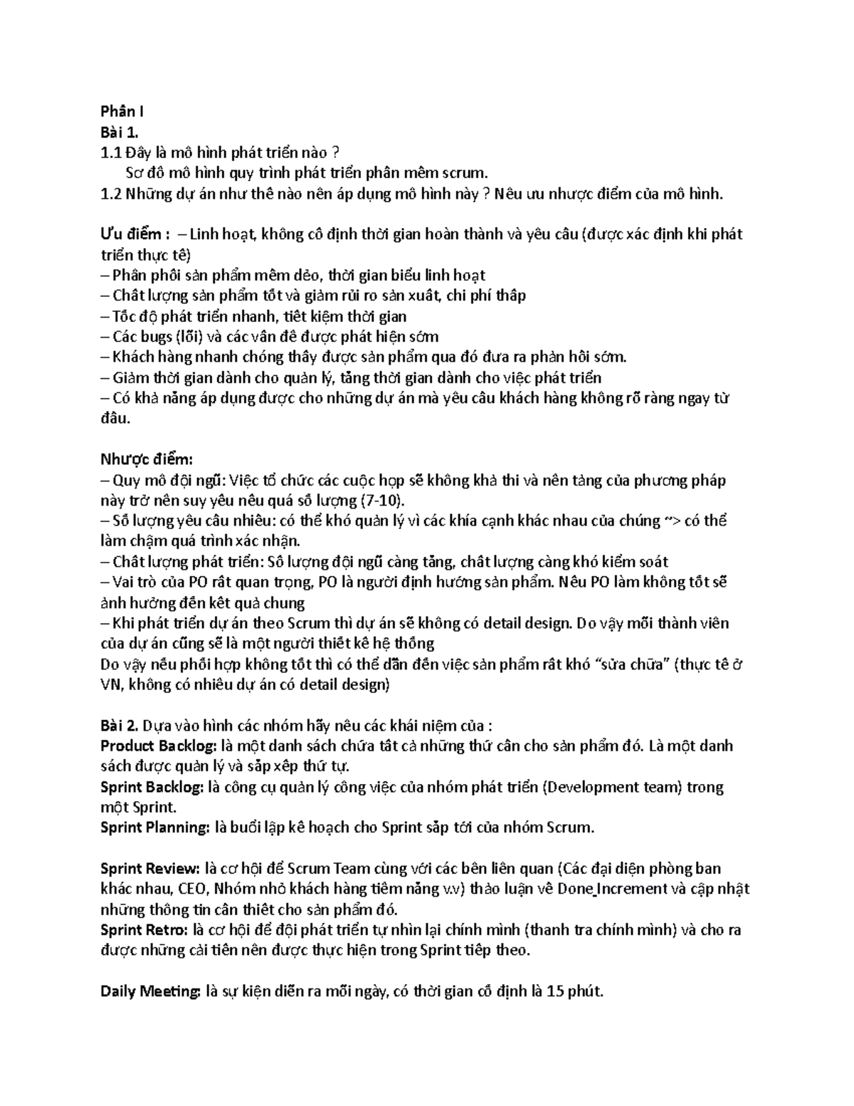 Lap2 - Lap2 - Phầần I Bài 1. 1 Đây là mô hình phát tri n nào ?ể S ơ đôồ mô hình quy trình phát ...