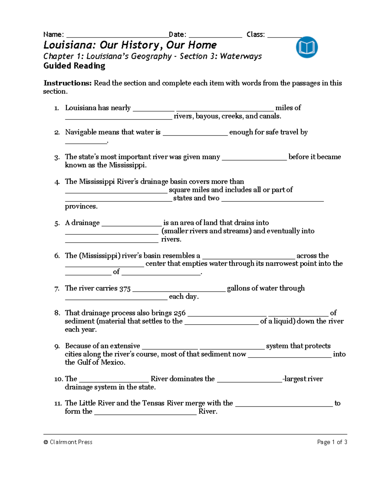 LA15 GR Ch01-3 - it help me learn - Name ...