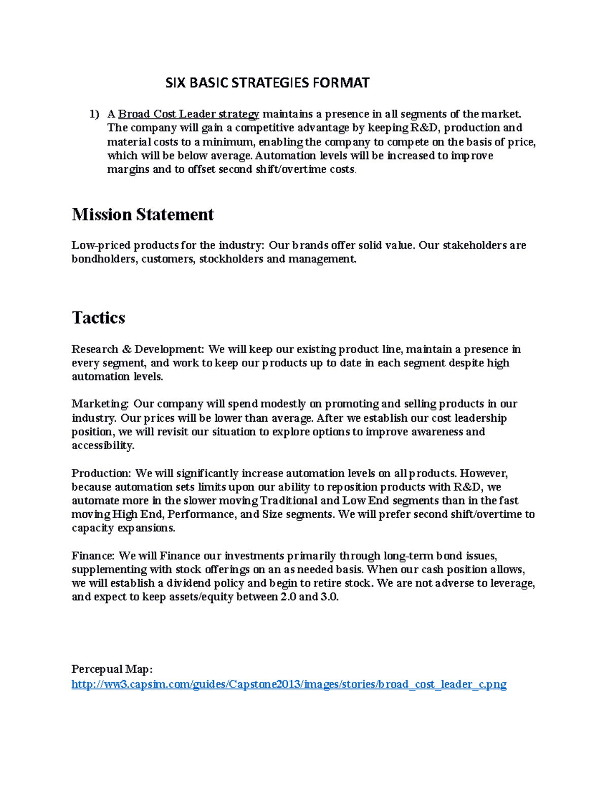 SIX Basic Strategies - WILL HELP ANYONE TAKING THIS COURSE; HELPS WITH ...