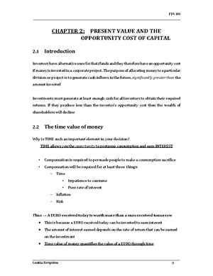 Chapter 7 FIN 101 - Introduction to risk and return - CHAPTER 7: INTRODUCTION TO RISK, RETURN ...