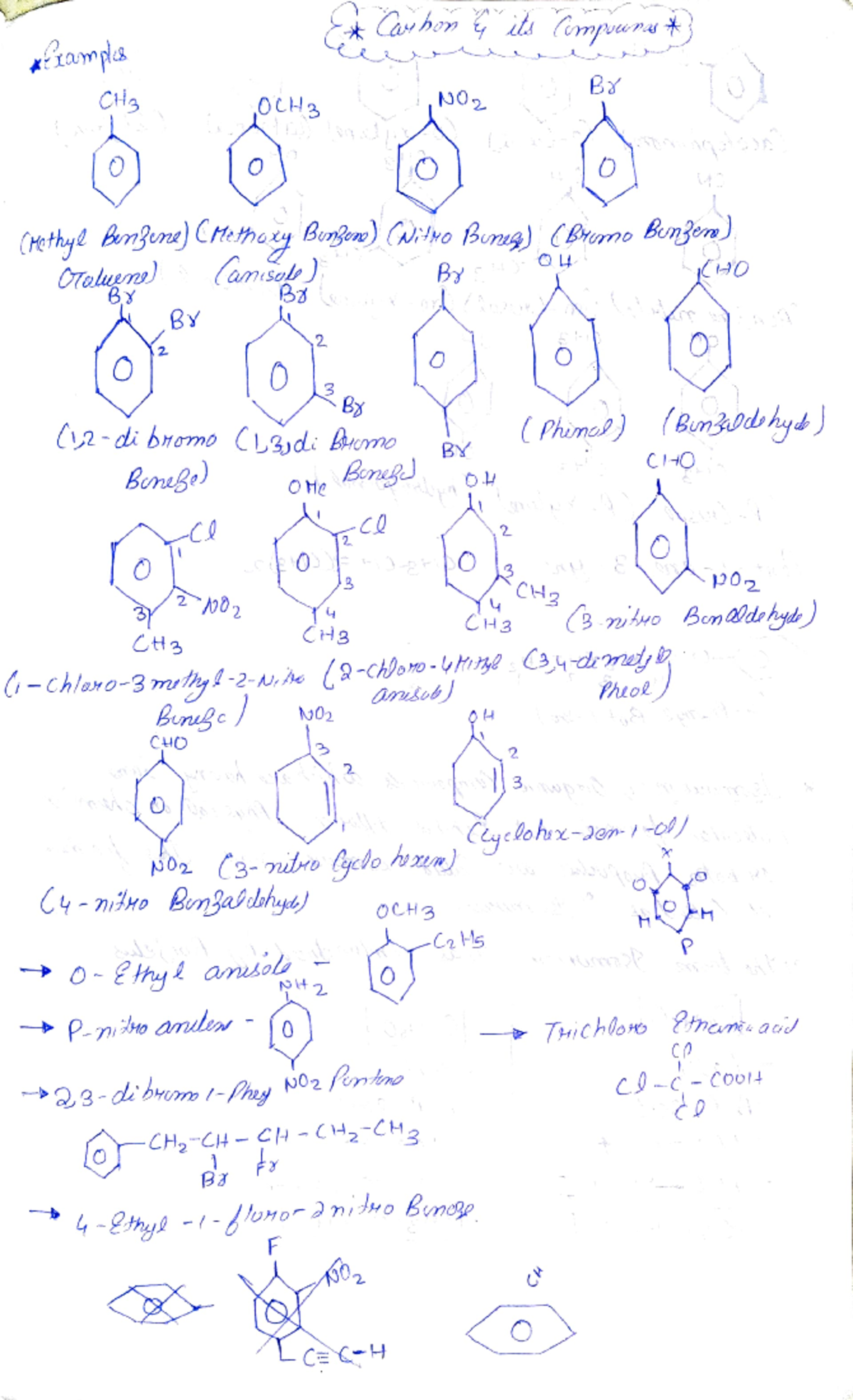 Benzene ( Complete Notes with example And imp Formula) - ~ {}01'f'I ...