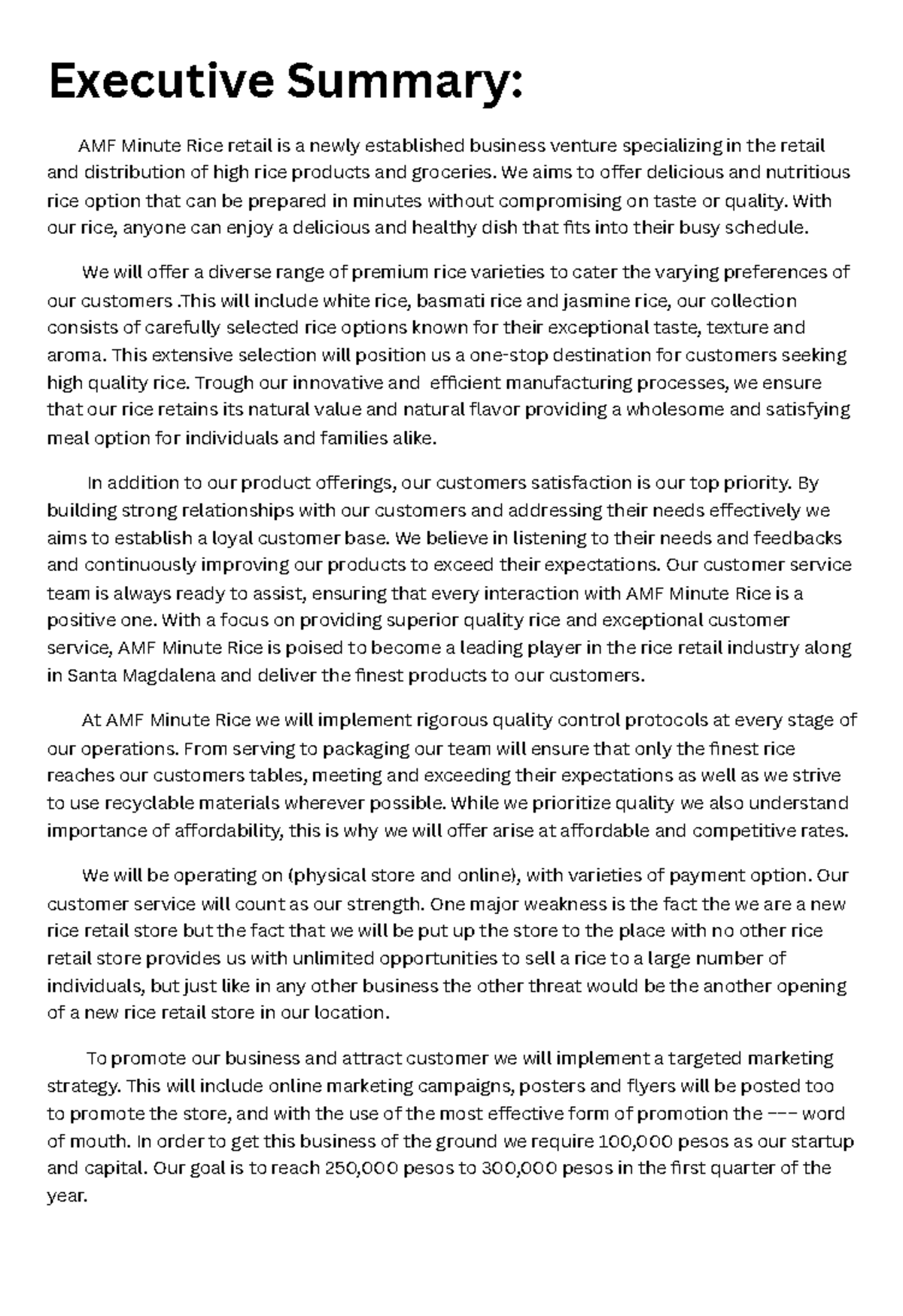 Executive Summary 20231025 223940 0000 - Executive Summary: AMF Minute ...