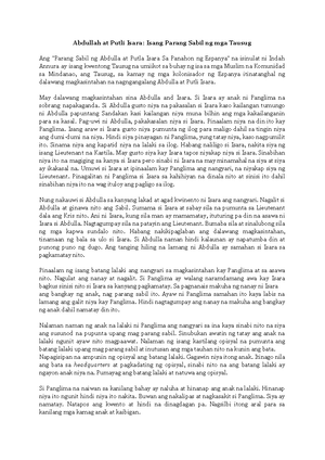 The Epic of Labaw Donggon-1 - Landa Jocano. With its length of 2,325 ...