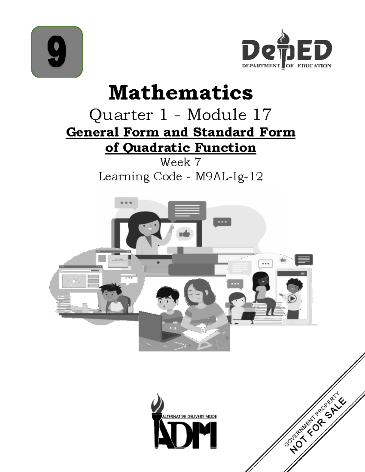 Math9 Quarter 1 Module 17 Final-V3-1 - Mathematics Quarter 1 - Module ...