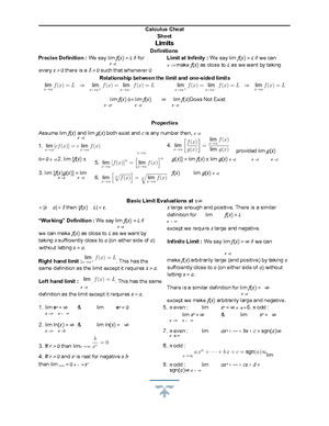 MATH 1325 - Applied Calculus - Lecture 11 - 09. Review for midterm : 1 ...