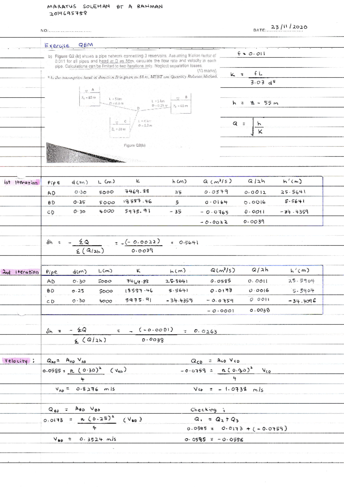 ECW435 Exercise QBM - Tutorial for QBM - MARAfUS SoLEHAH oI A RfthIMAN ...