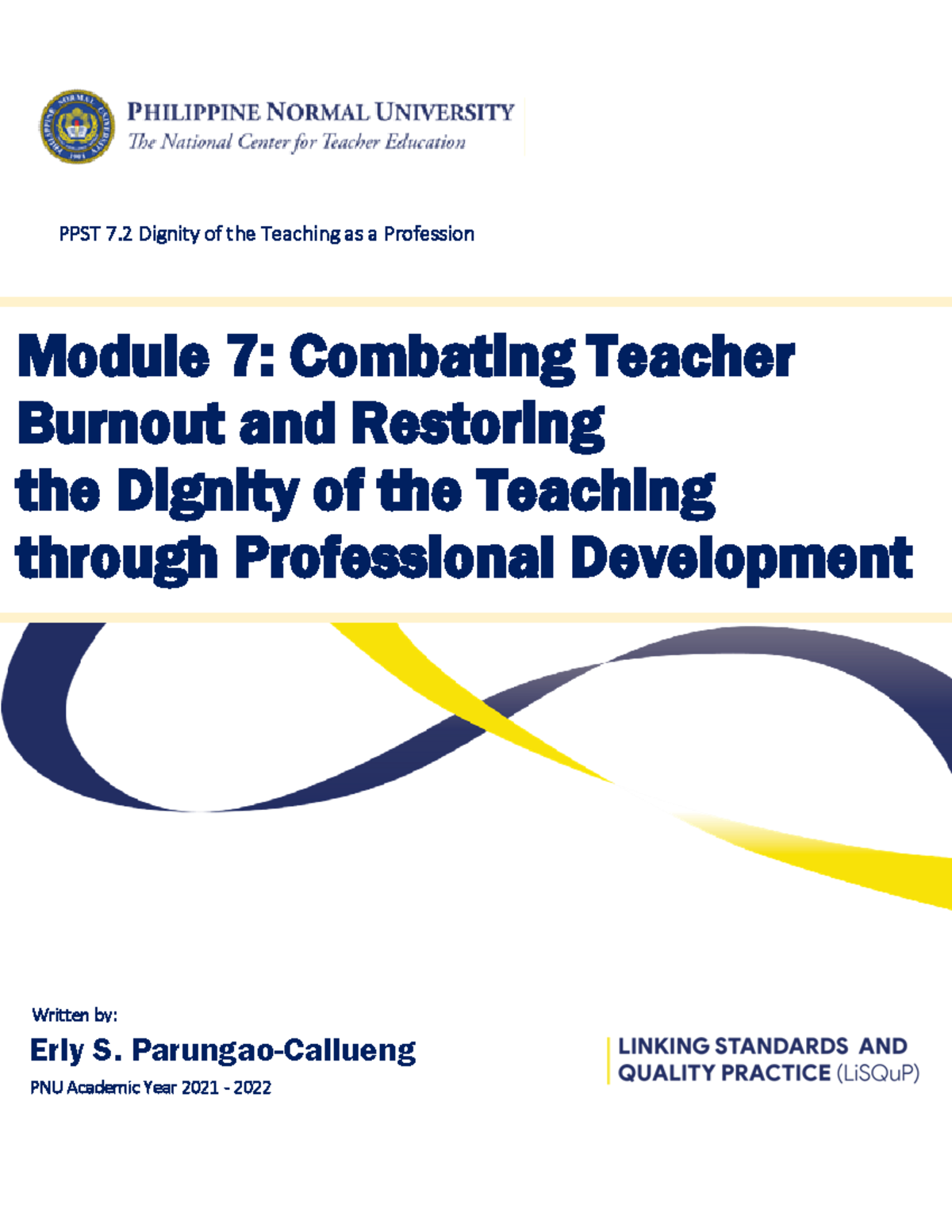 Module-7 Combating-Burnout-and-Restoring-the-Dignity-of-Teaching ...