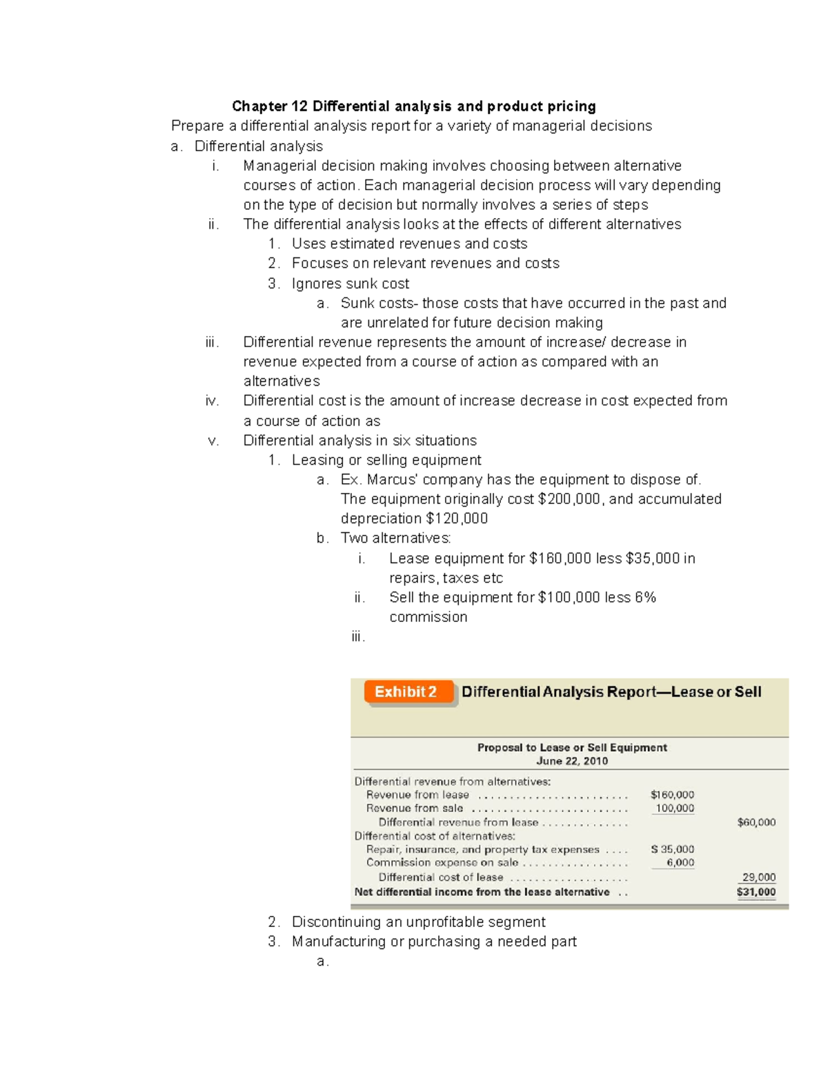 Chapter 12 and 13 - Lecture notes 26-27 - Chapter 12 Differential ...