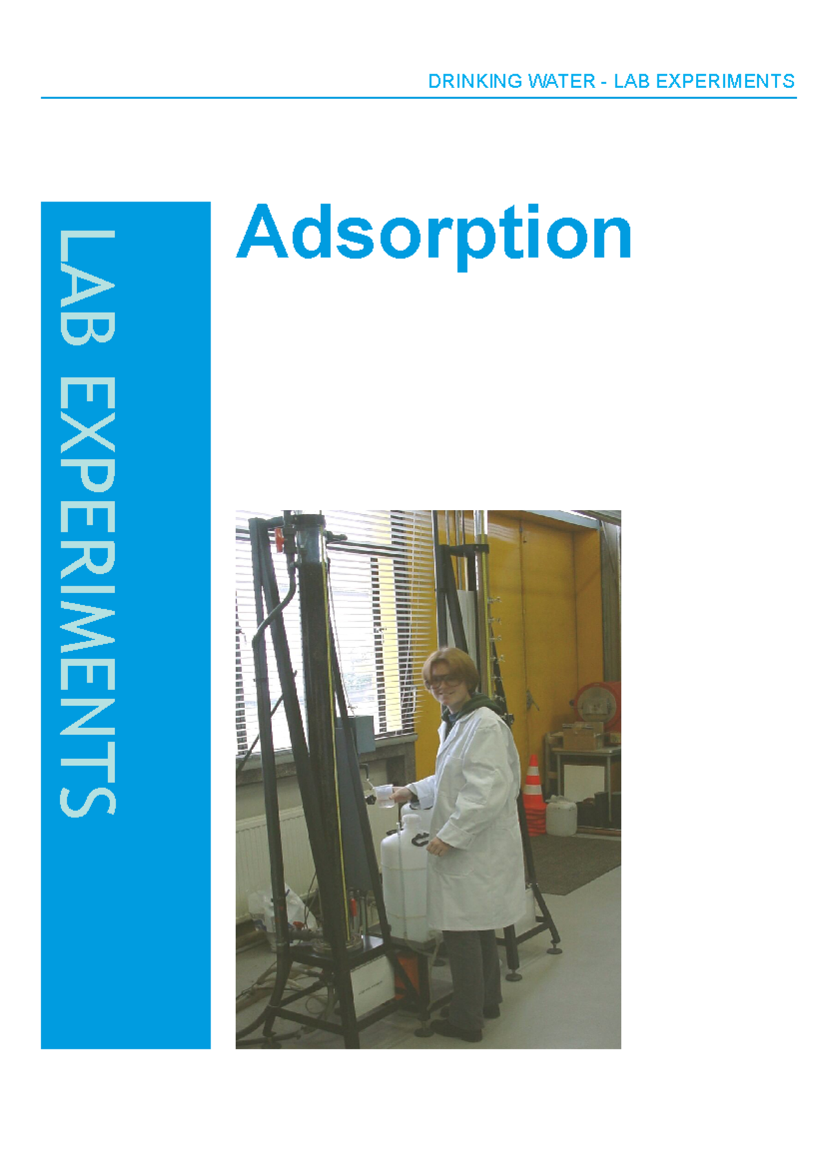 Adsorption - Adsorption LAB EXPERIMENTS DRINKING WATER - LAB ...