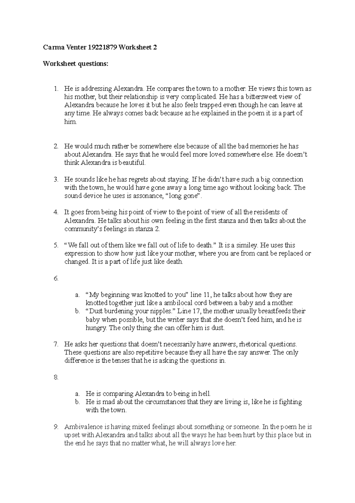 ENG 120 Week Two Worksheet 2021 ENG 120 Week Two Worksheet 2021 - Carma ...