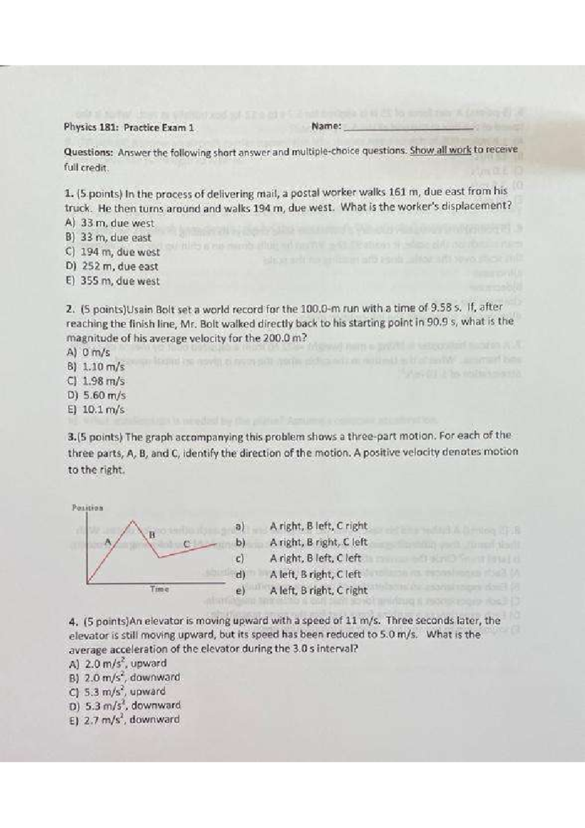 Test bank - Physics : The day-to-day physics behind the materials and ...