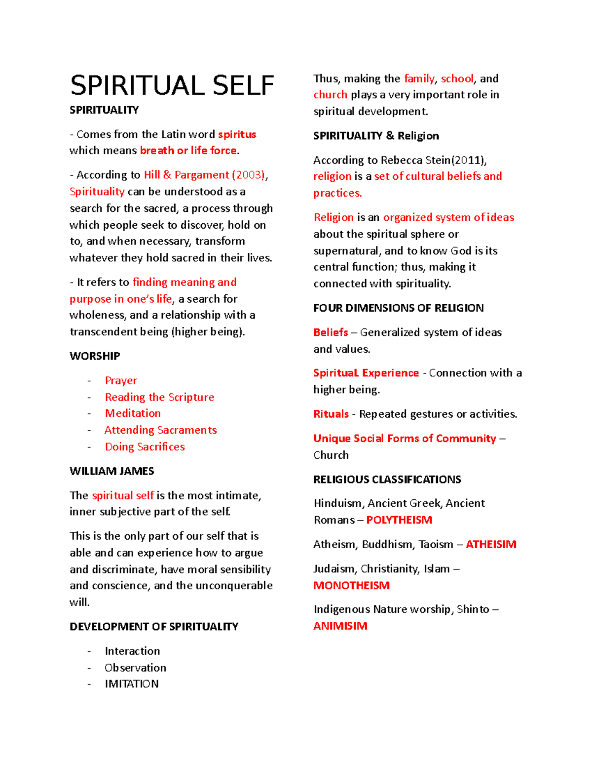 Spiritual SELF - Will understand about yourself i hope. - SPIRITUAL ...