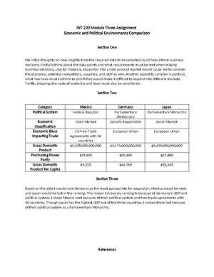 INT 220 5-2 Milestone 2 - INT 220 Business Brief Course Project Section ...