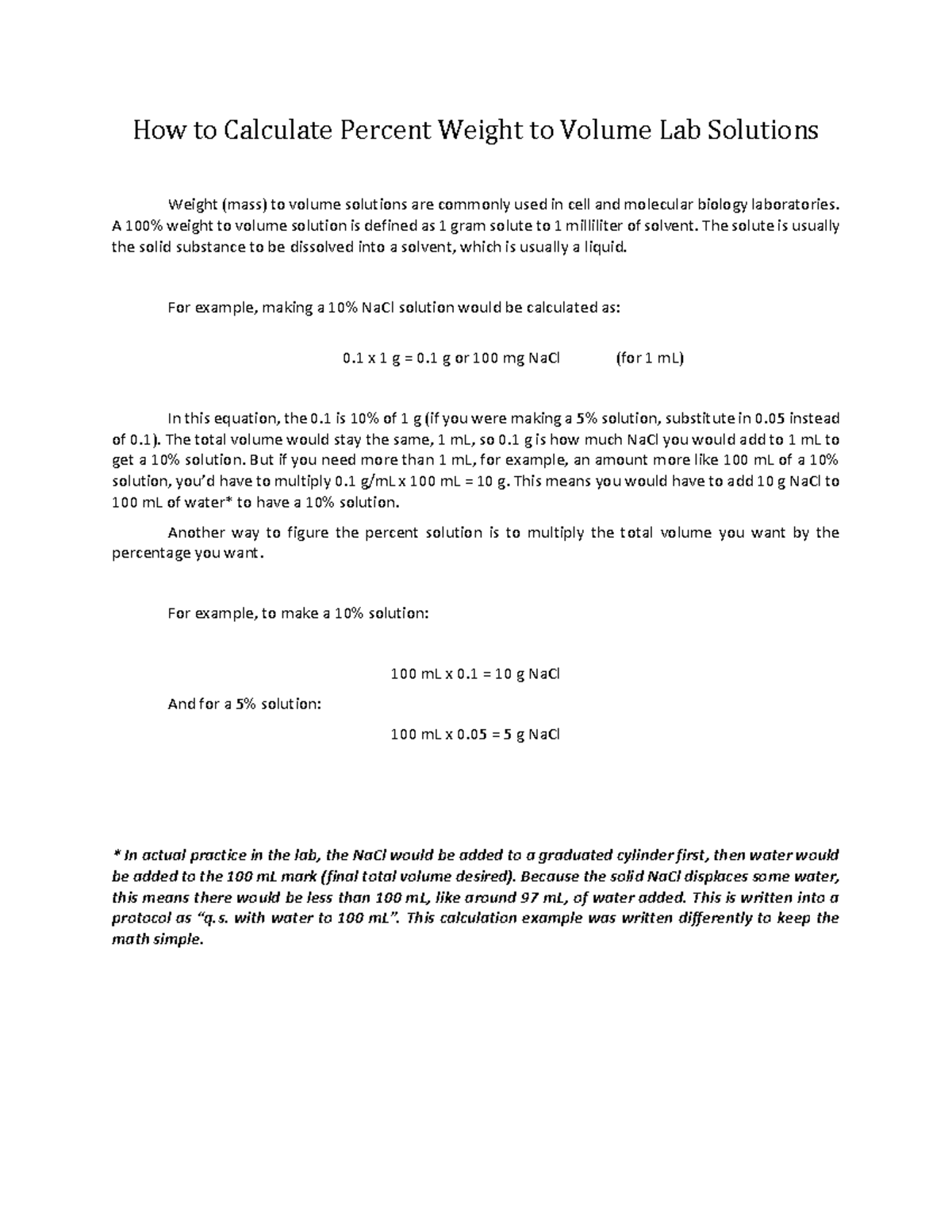 Percent Solutions Study Material How To Calculate Percent Weight To percent-solutions-study-material-how-to-calculate-percent-weight-to