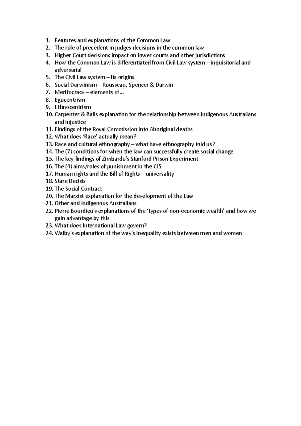 LEG100 Exam notes - Summary Law, Justice and Social Policy - Features ...