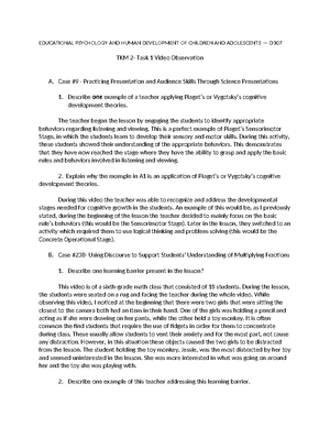 D169 TASK 3 - Task 3 Pass - D169 TASK 3: Professional Collaboration ...