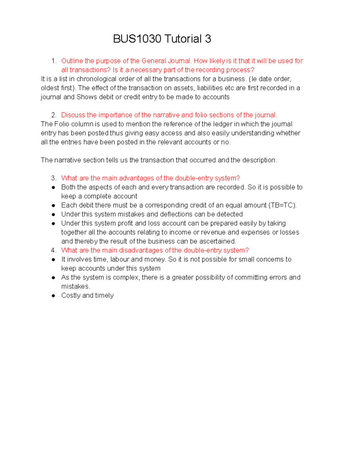 BUS1030 Tutorial 3 - How likely is it that it will be used for all ...