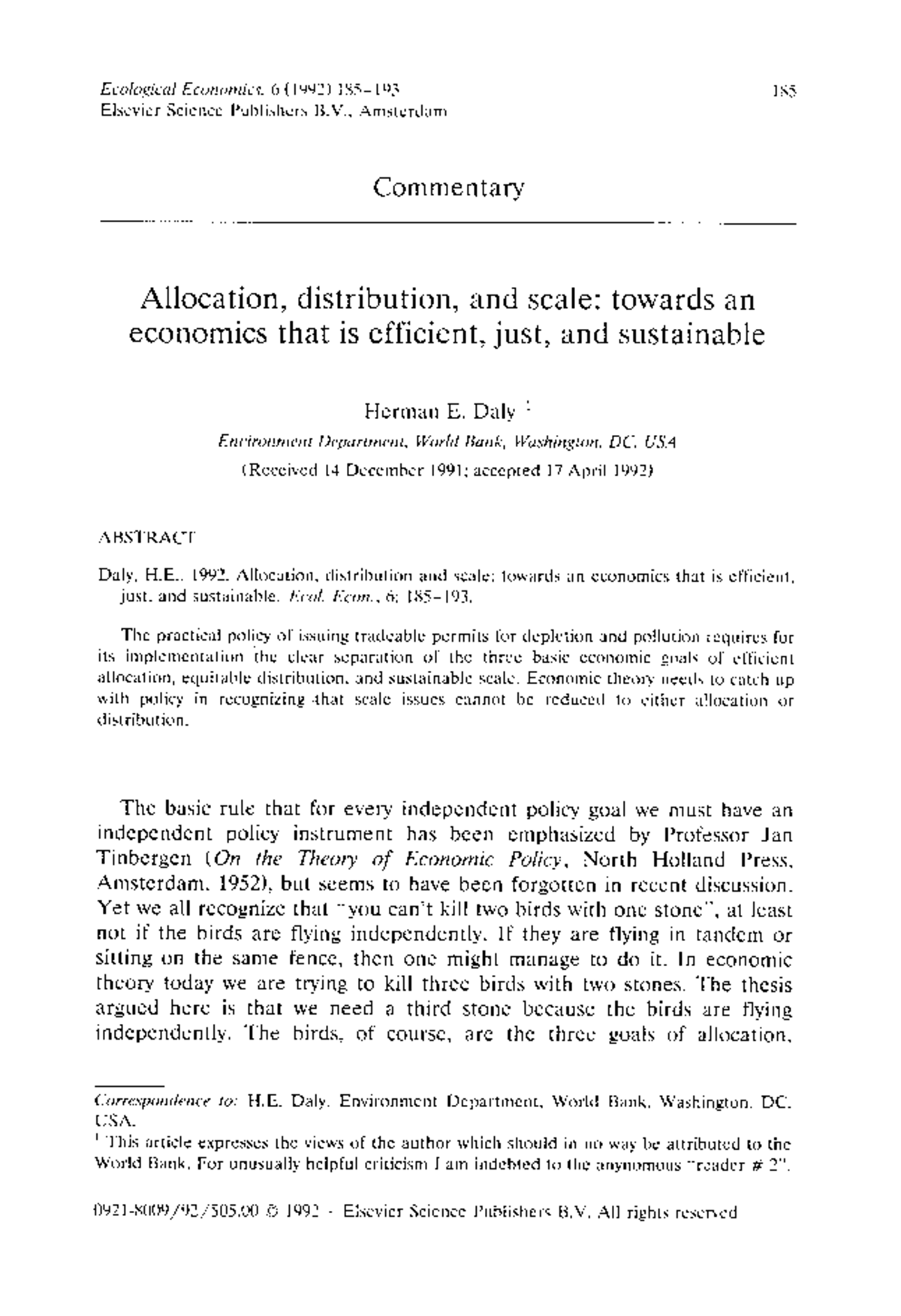 Sus jus eff - Sus jus eff - Ecologicd Econorrzics, h ( I YY1) IS5 - I Y ...