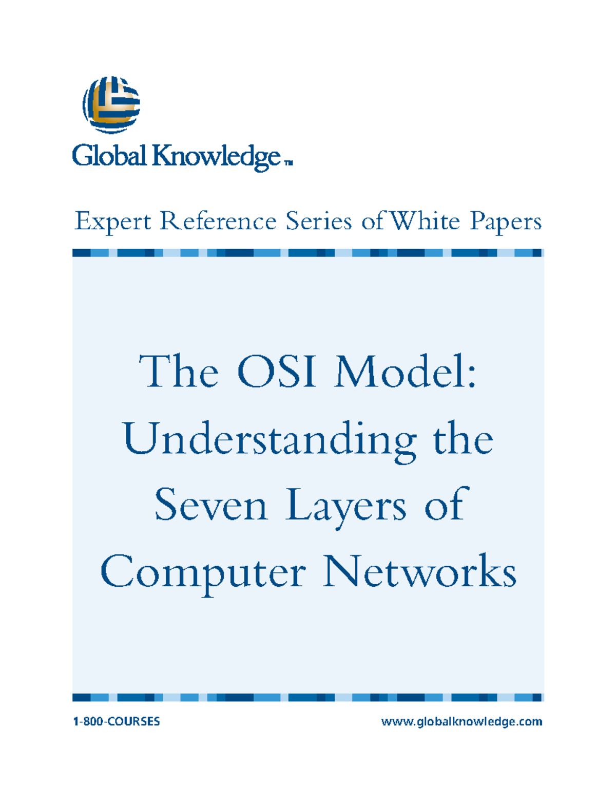 WP Simoneau OSIModel - DLCD NOTES - The OSI Model: Understanding the ...