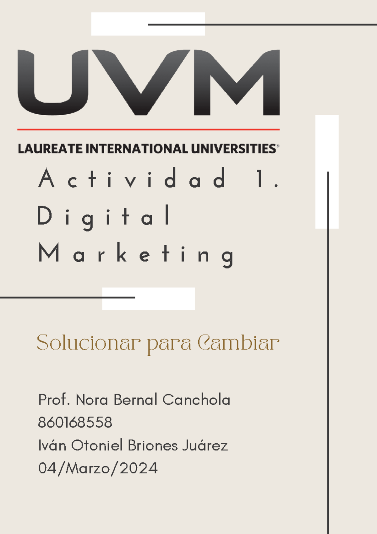 Actividad1_SolucionarPC - A c t i v i d a d 1. D i g i t a l M a r k e ...