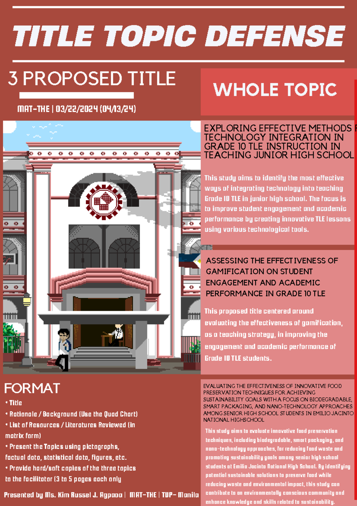 Title Topic Defense Presentation ( Paper)v4F - TITLE TOPIC DEFENSE 3 ...