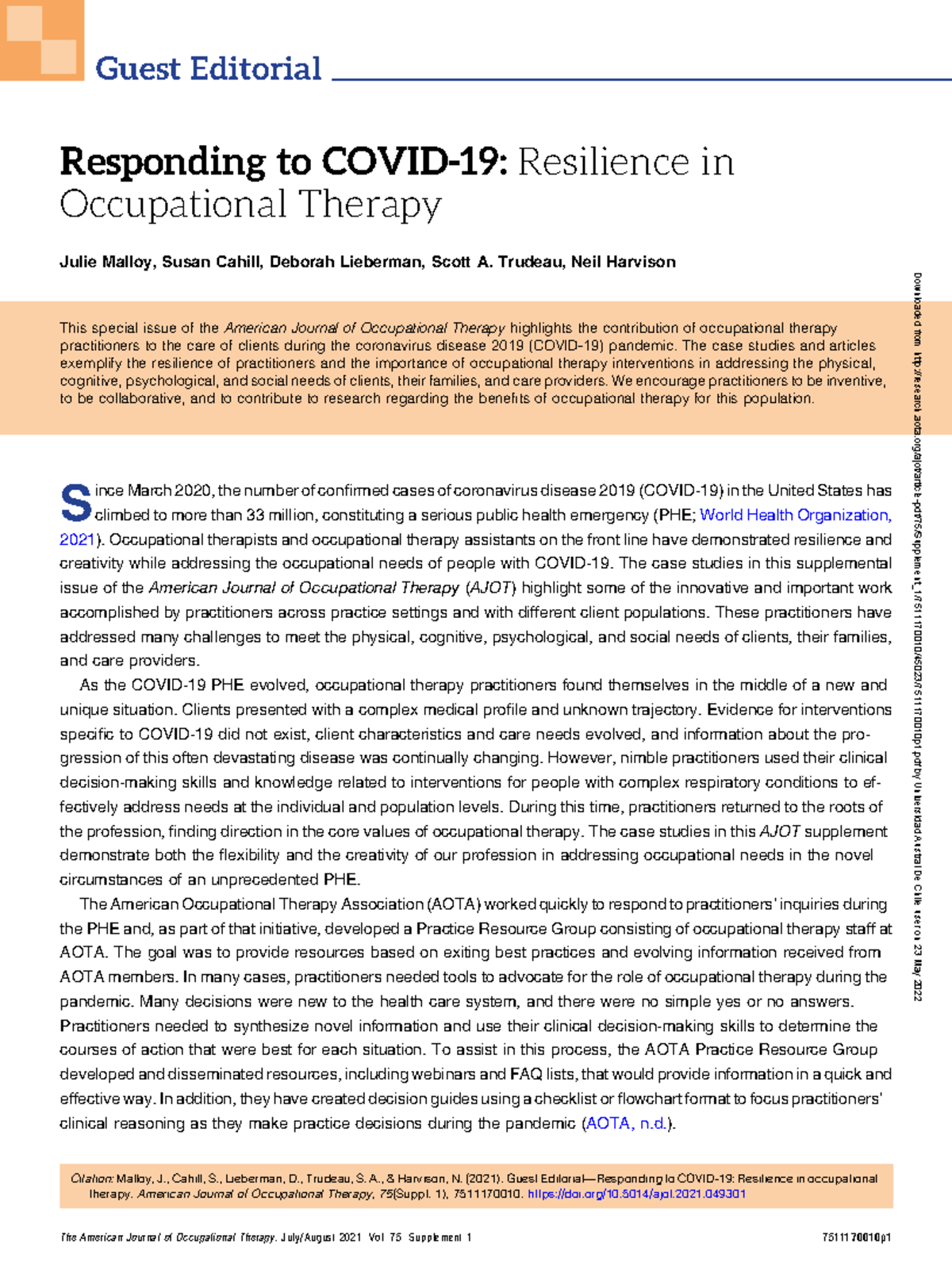 Responding to Covid 19 Resilience in - Responding to COVID-19 ...