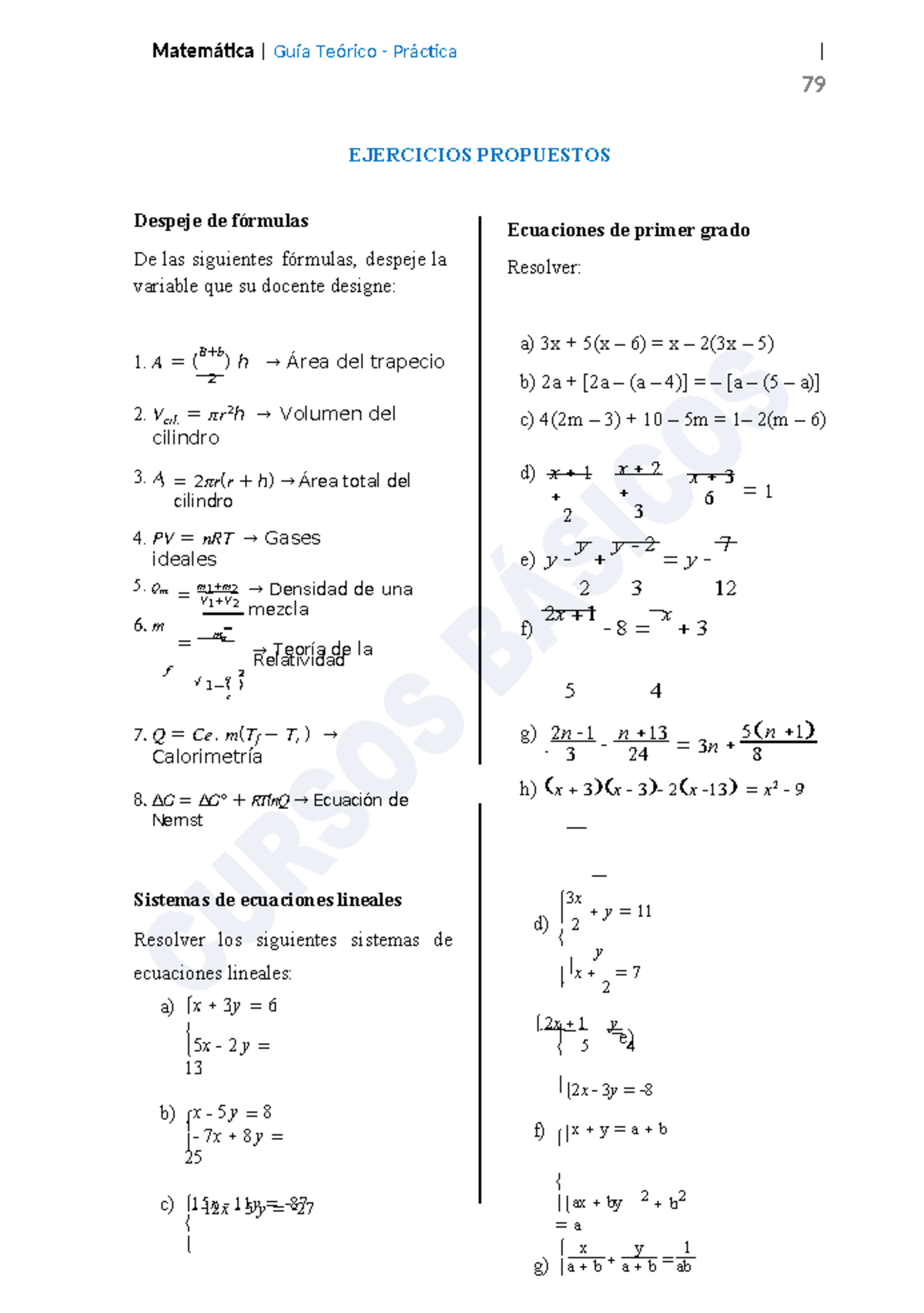 Guía teórico - práctica de Matemática 2024 (1)-páginas - Matemática ...