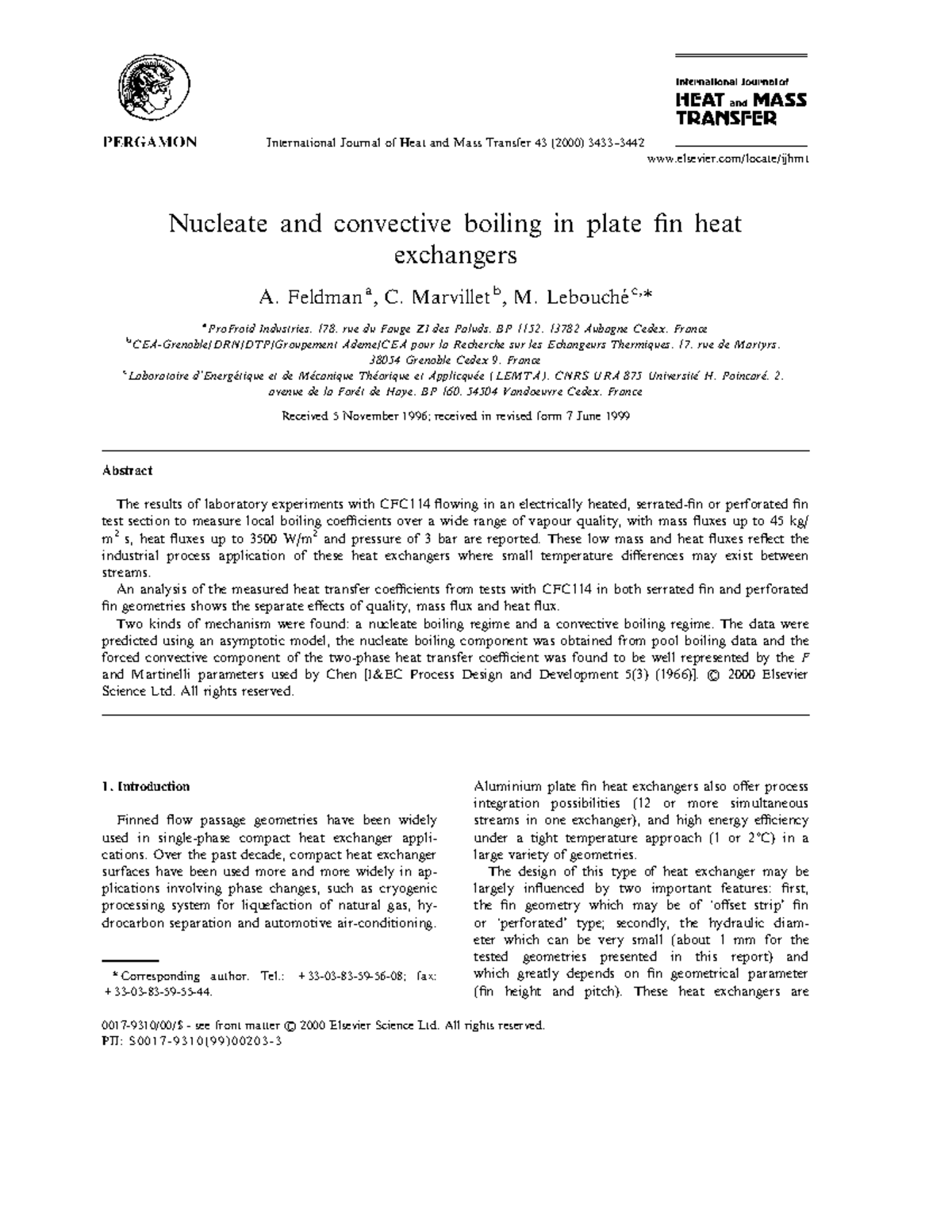 1-s2 - Nucleate and convective boiling in plate Æn heat exchangers A ...