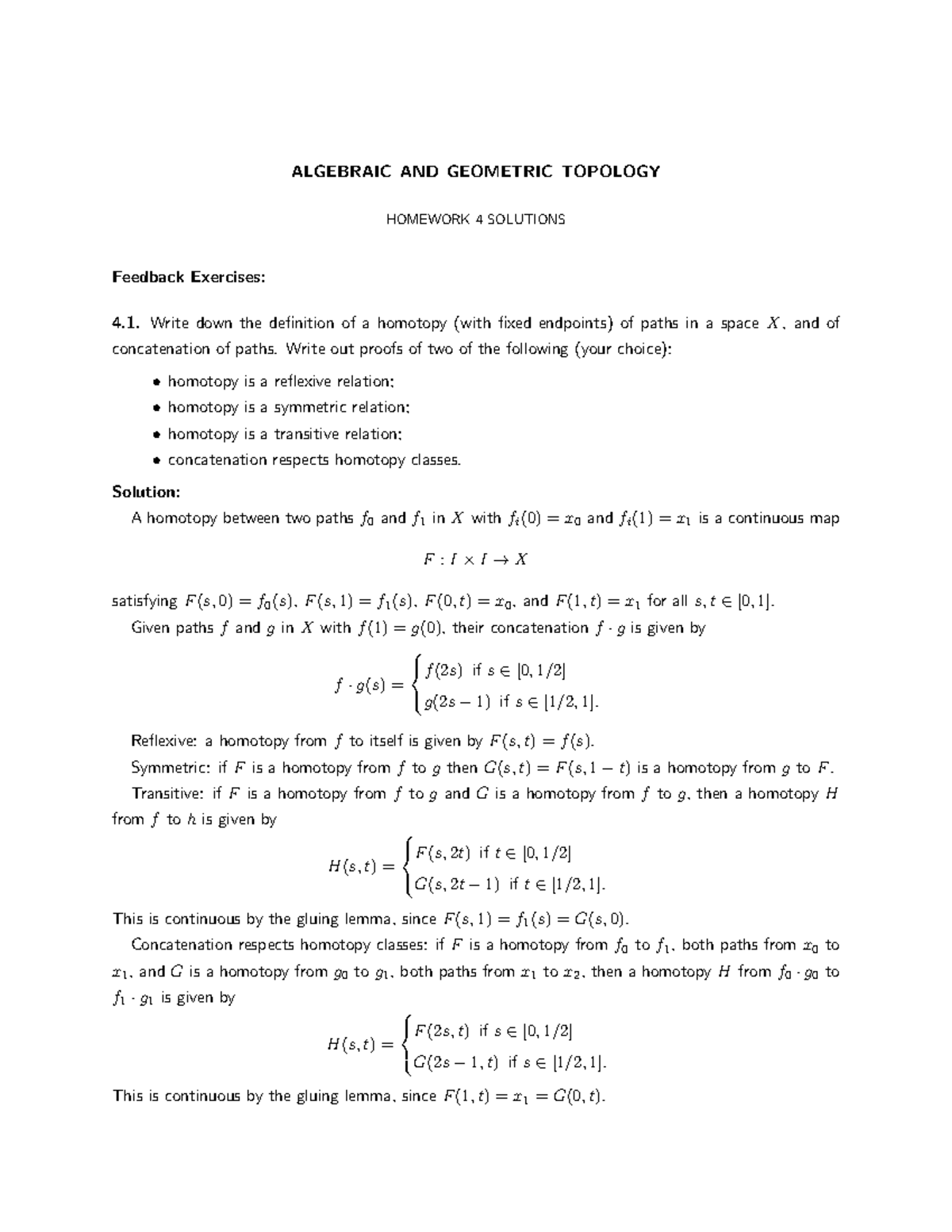 HW4-sol - Detailed solution of Home-work 4 - ALGEBRAIC AND GEOMETRIC ...