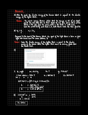 Phsyics UNIT 5 Portfolio - Name: ______________________________________ Date: - Studocu