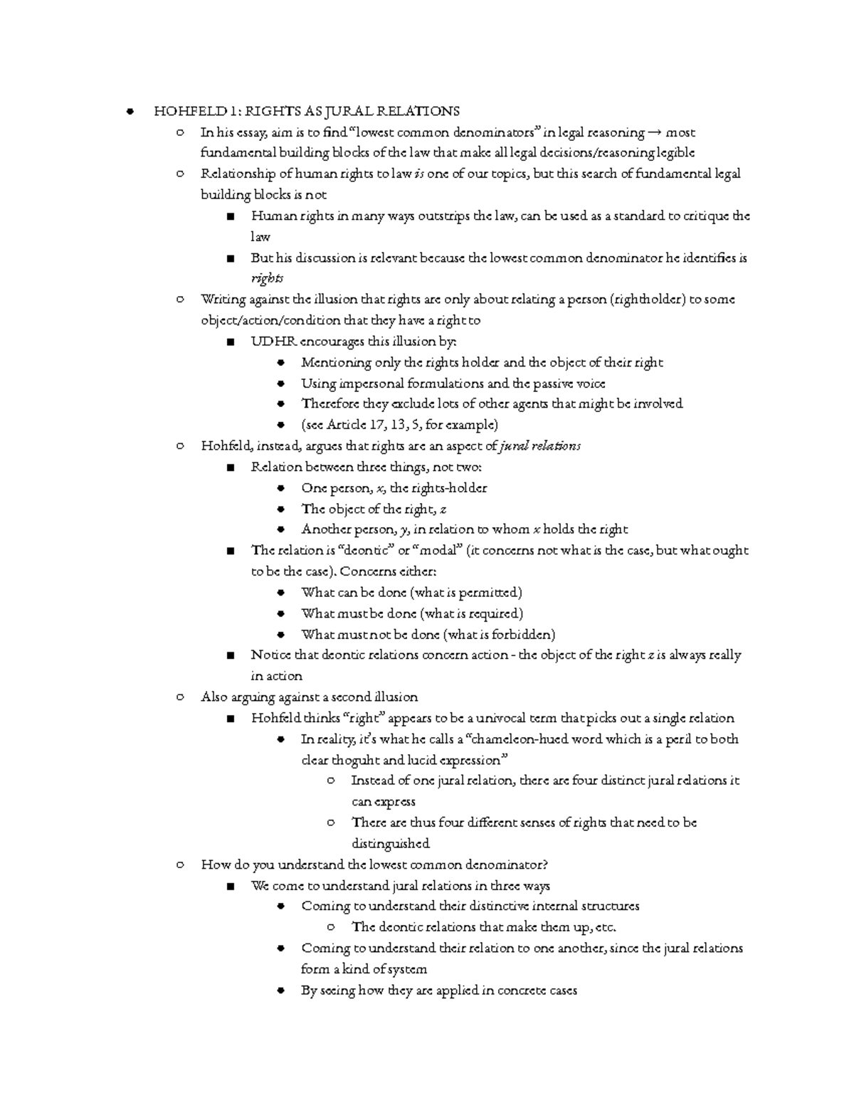 WK1.1 - Human Rights: Philosophical Foundations, Professor Ben Laurence ...