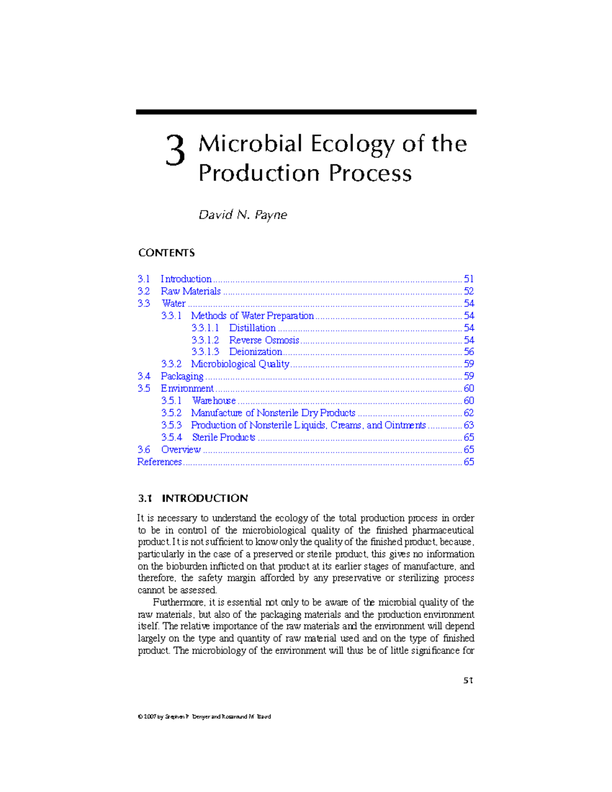 Guide to Microbiological Quality Control - Chapter 3 - 51 3 Microbial ...