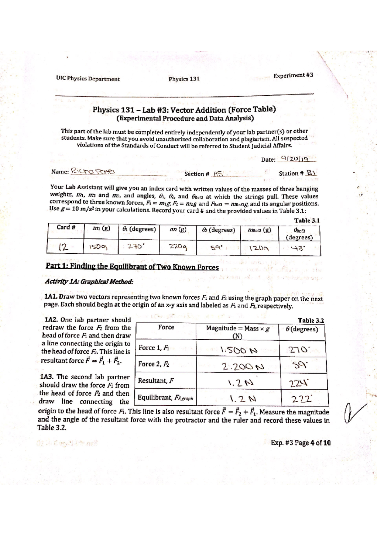 Lab 3 2019 0926195943 - Hope it helps! - PHYS 132 - Studocu