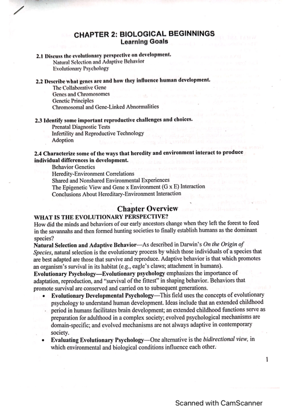 Cam Scanner 04-17-2023 12 - CHAPTER 2: BIOLOGICAL BEGINNINGS Learning ...