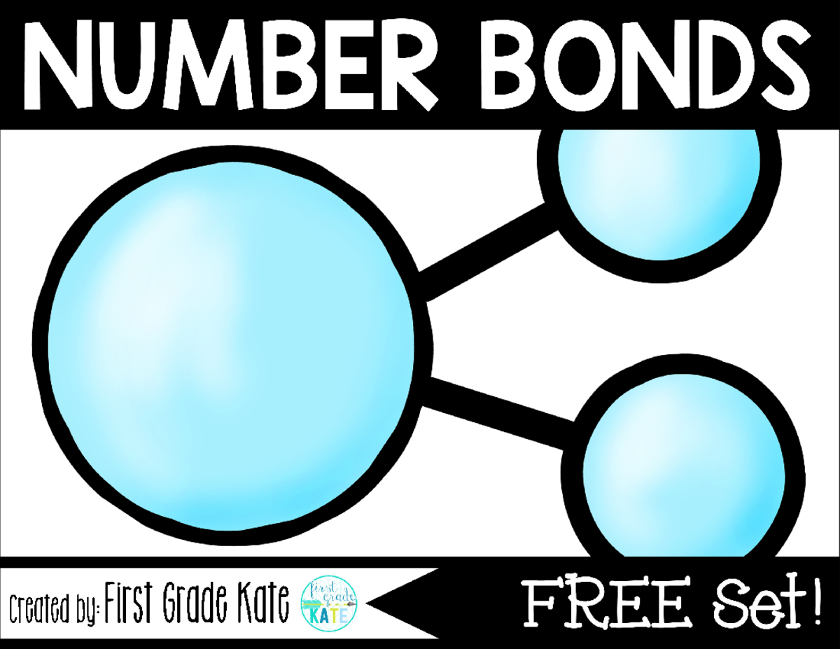 Number Bond Task Cards Freebie-1 - © First Grade Kate C D A B 7 2 1 2 6 ...
