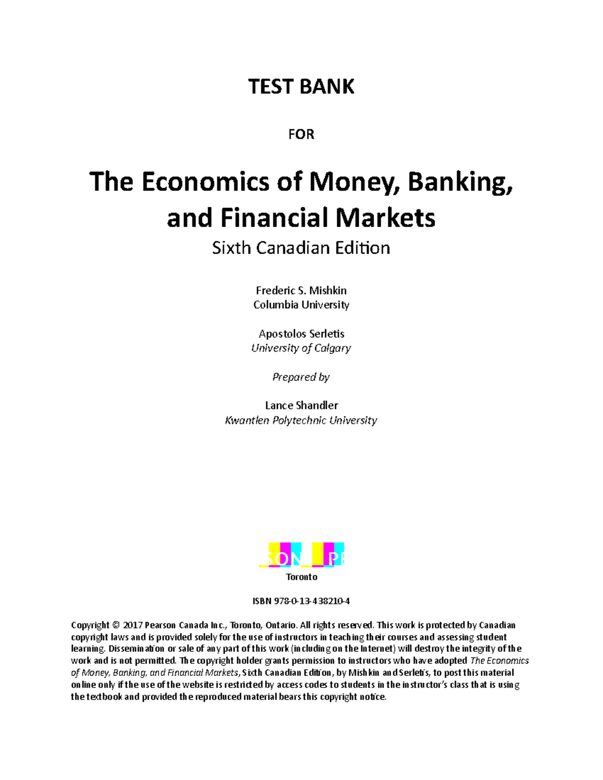 Exam 1 September 2019, questions and answers - TEST BANK FOR The ...