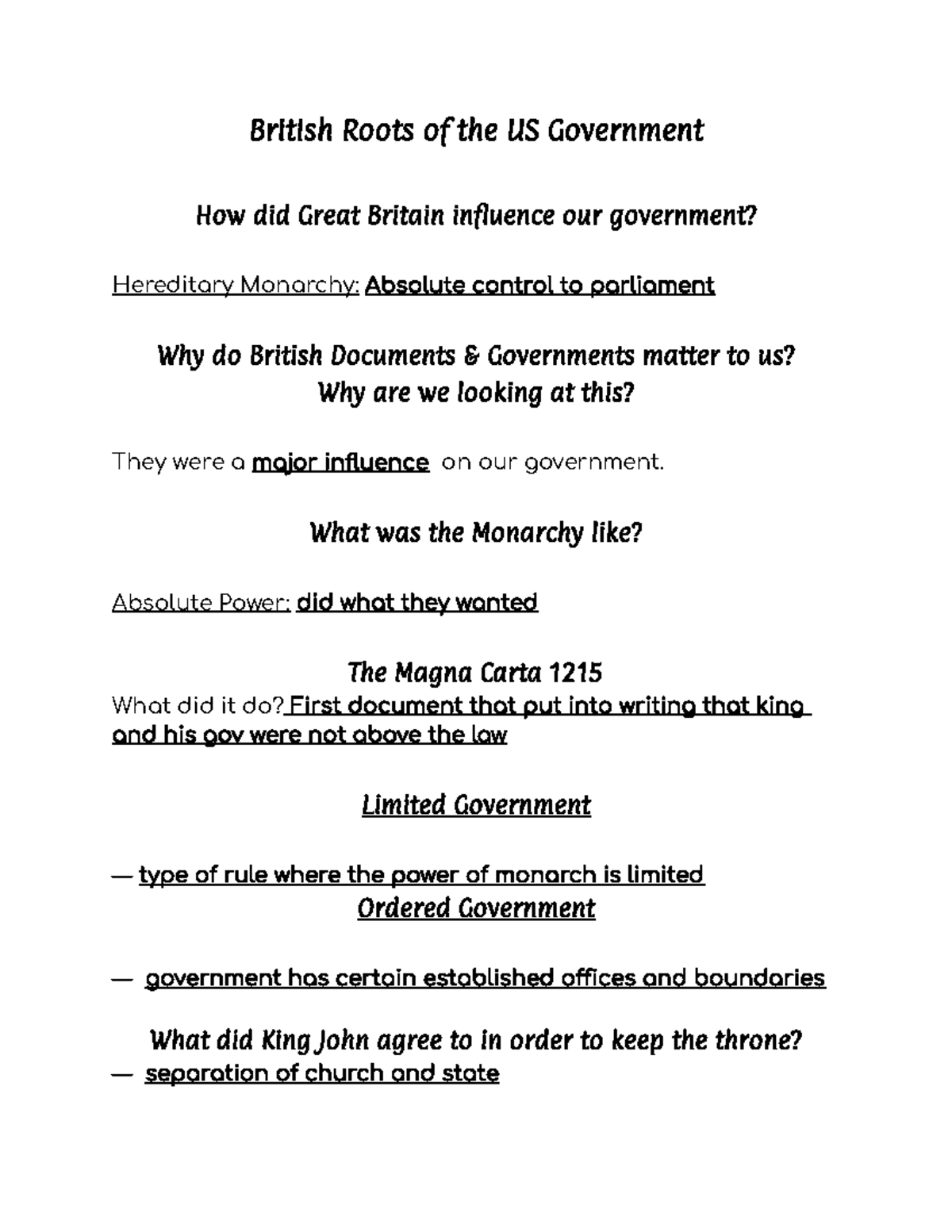 British+Government+Guided-Fill+in+Notes - British Roots of the US ...