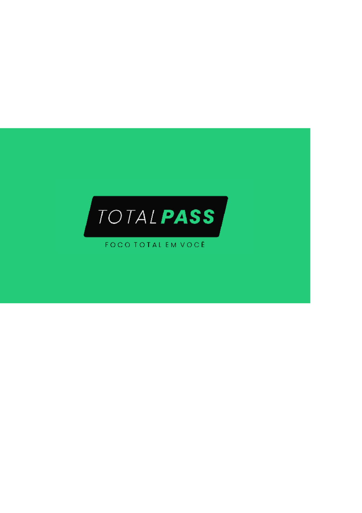 Total Pass - Orientações e planos - Noções básicas de Direito - Studocu