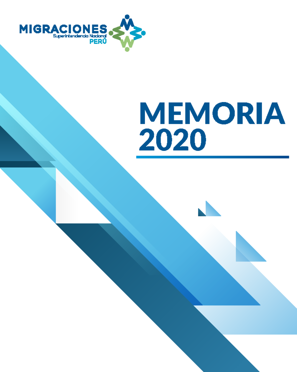 Memoria Migraciones 2020 - MEMORIA 2020 SUPERINTENDENCIA NACIONAL DE ...