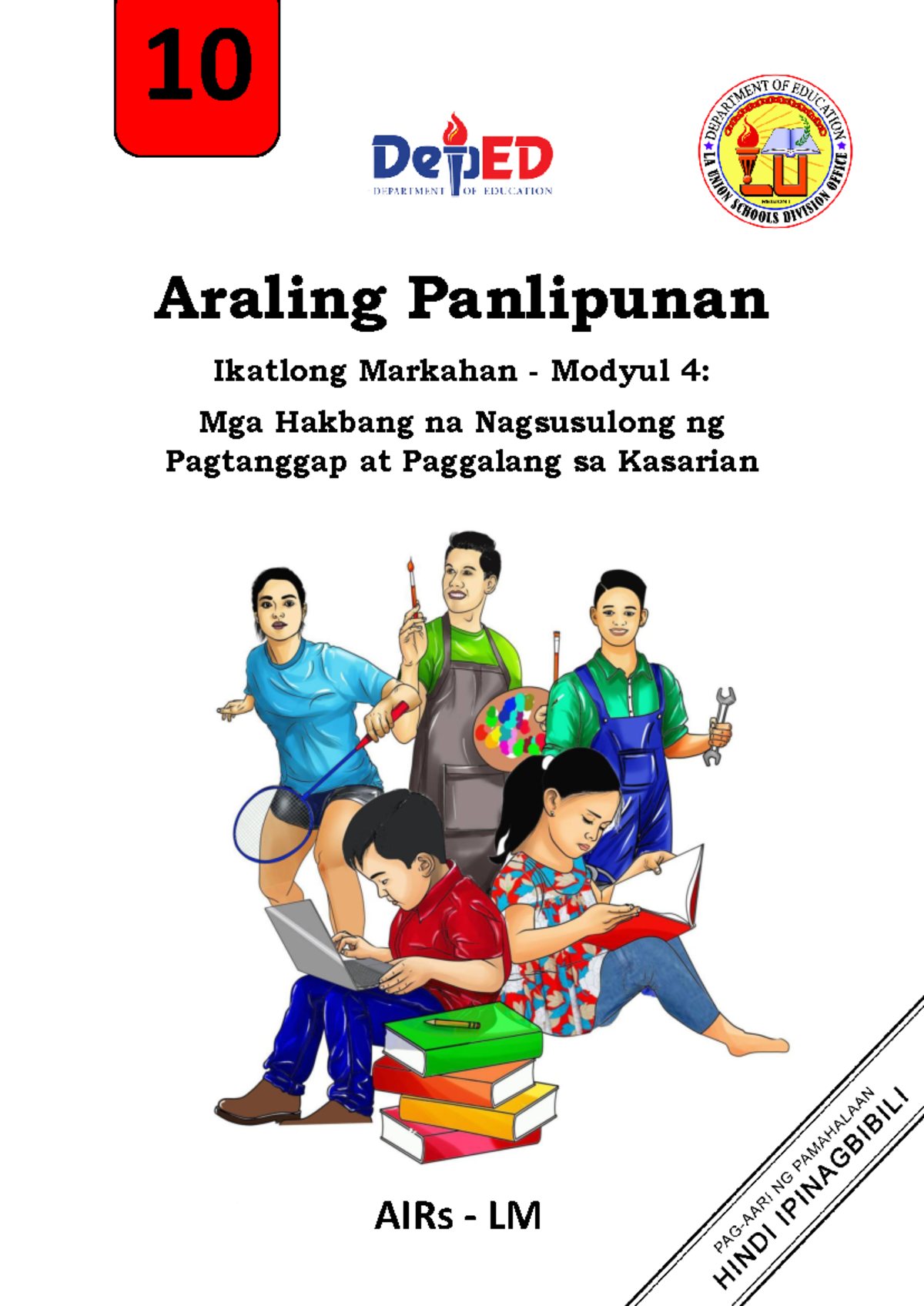 Pag Unlad Na Ito Sa Dulo Ng Aralin Gamit Ang Test Gawain Unang Hakbang