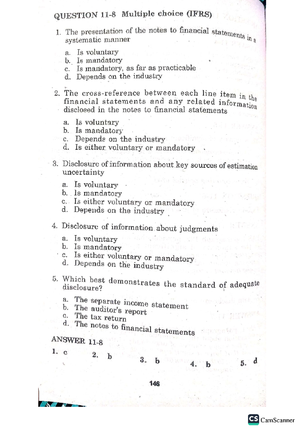 Notes to FS Theory - Fr fr - Business Administration 2 - Studocu