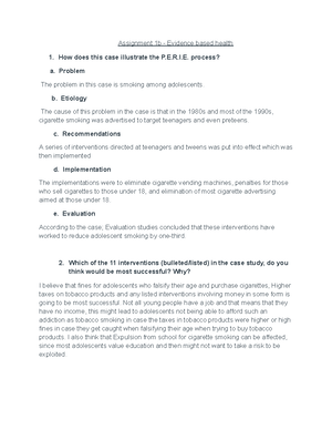 Health Equity- Follow up assignment - Helena Maria Dahlström 16032022 ...