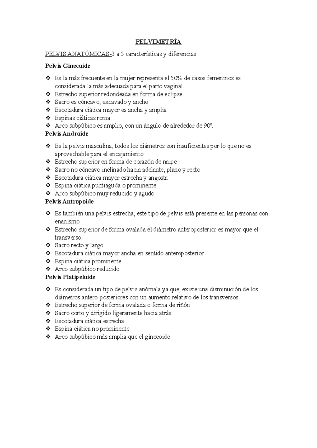 Pelvimetría - Pelvimetria obstetrica - PELVIMETRÍA PELVIS ANATÓMICAS-3 ...