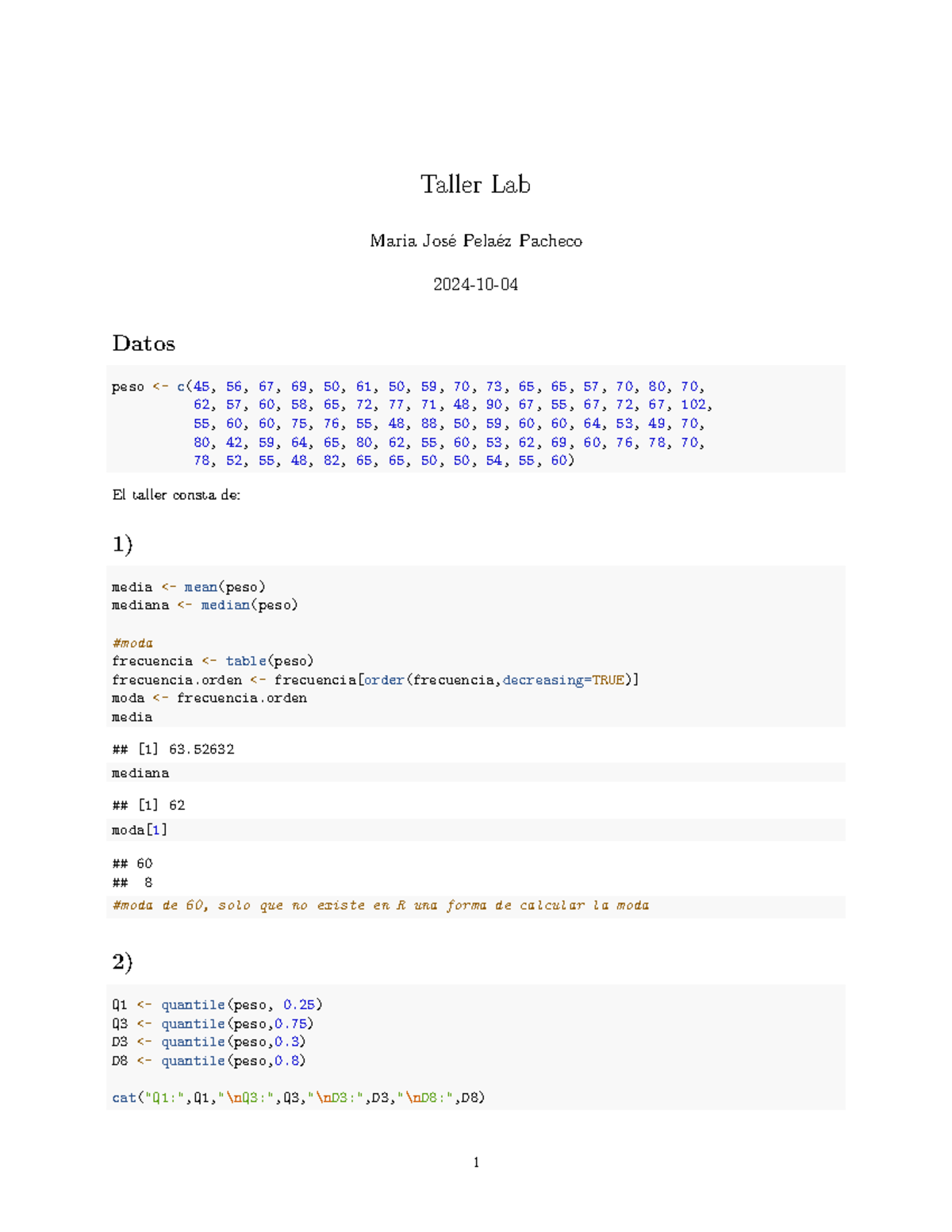Document - fdghf - Taller Lab Maria José Pelaéz Pacheco 2024-10- Datos peso