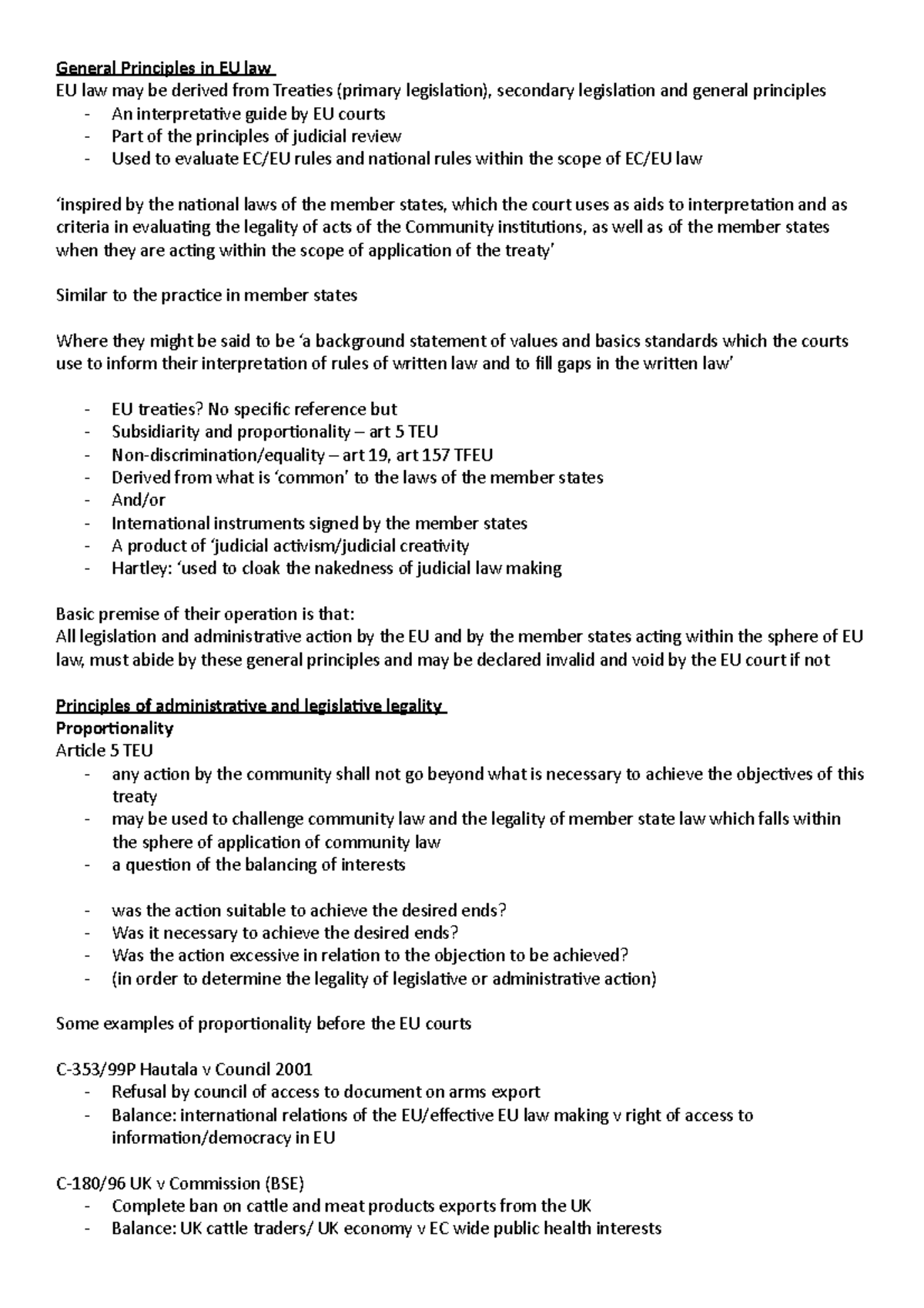 General Principles in European Union law - General Principles in EU law ...