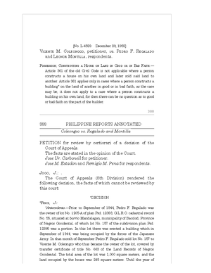 Binalay v. Manalo - digest - 374 SUPREME COURT REPORTS ANNOTATED ...