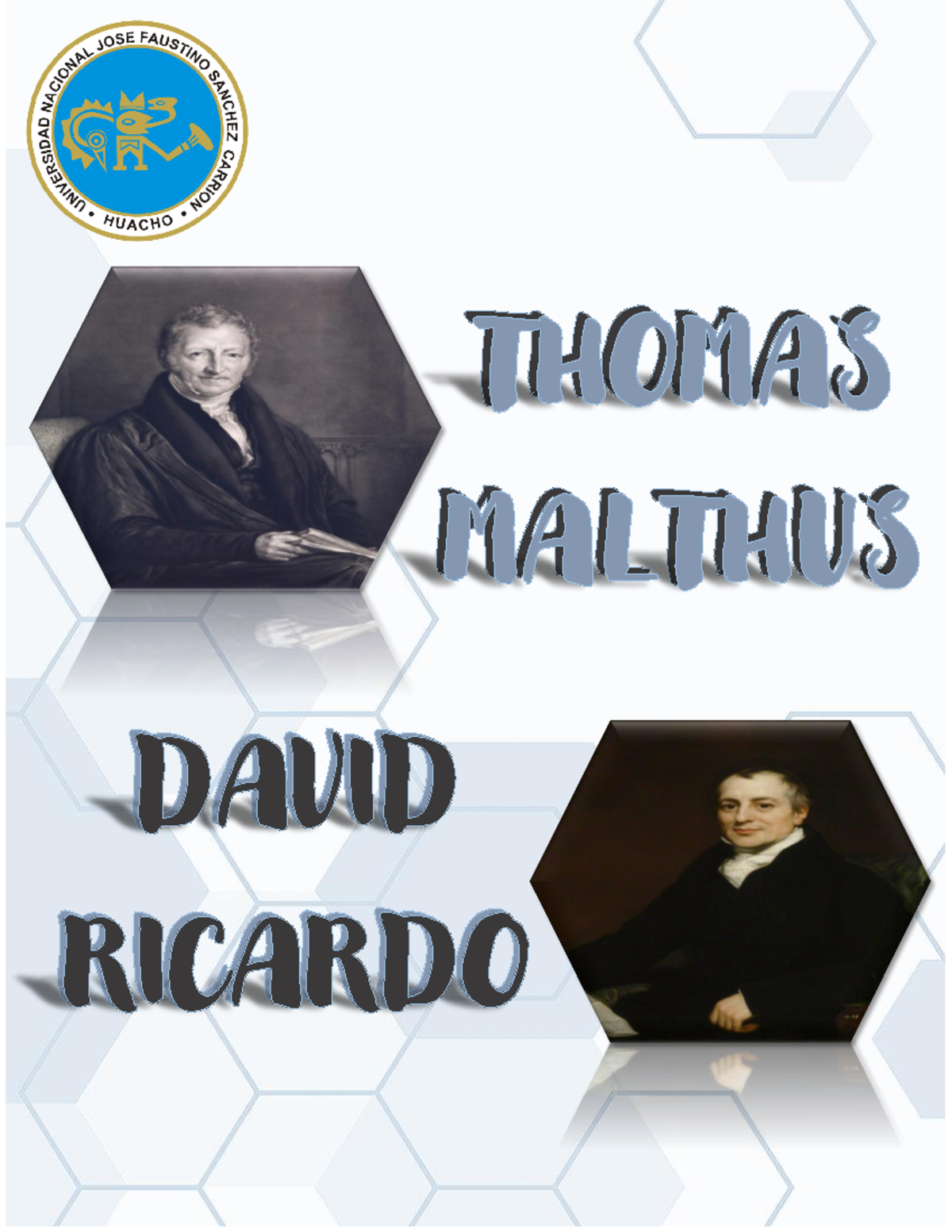 Grupo 1. Thomas Malthus Y David Ricardo - “Año del Fortalecimiento de ...