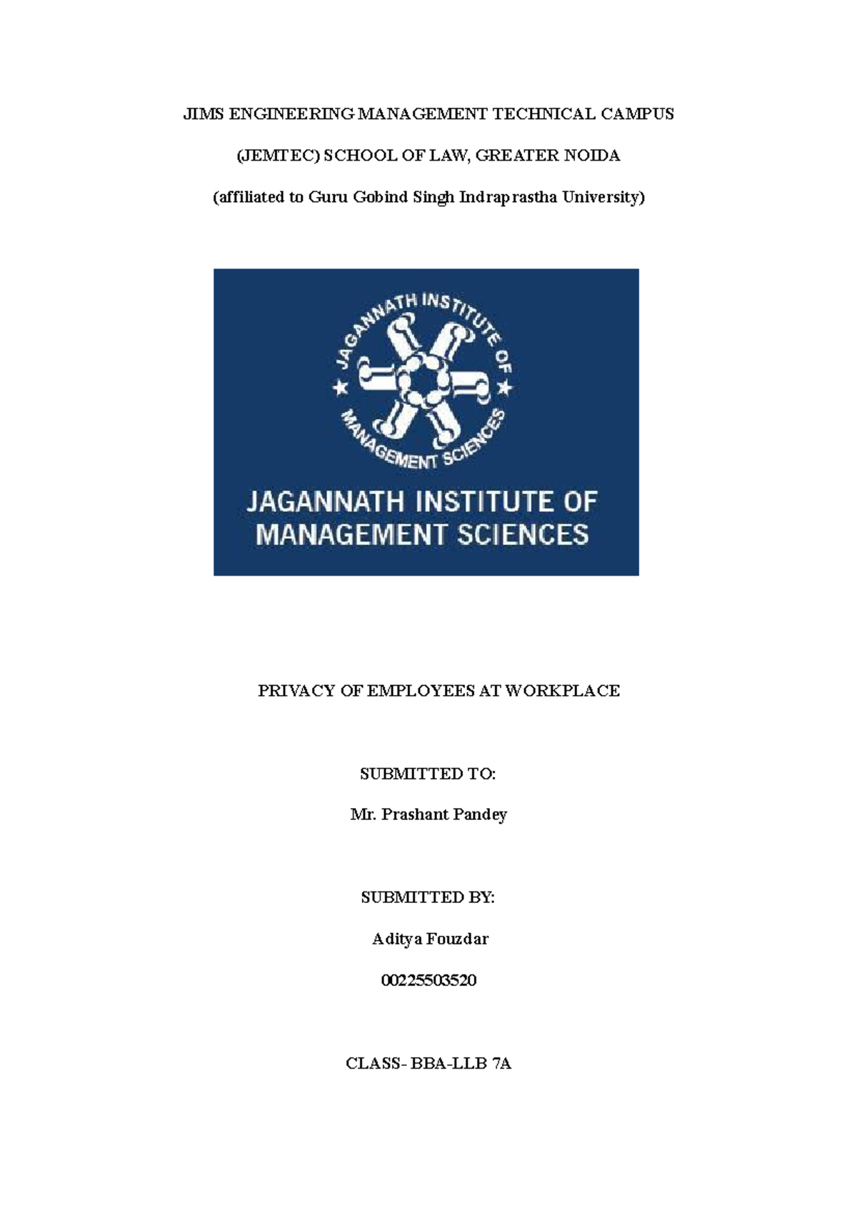 Labour Law - .... - JIMS ENGINEERING MANAGEMENT TECHNICAL CAMPUS ...